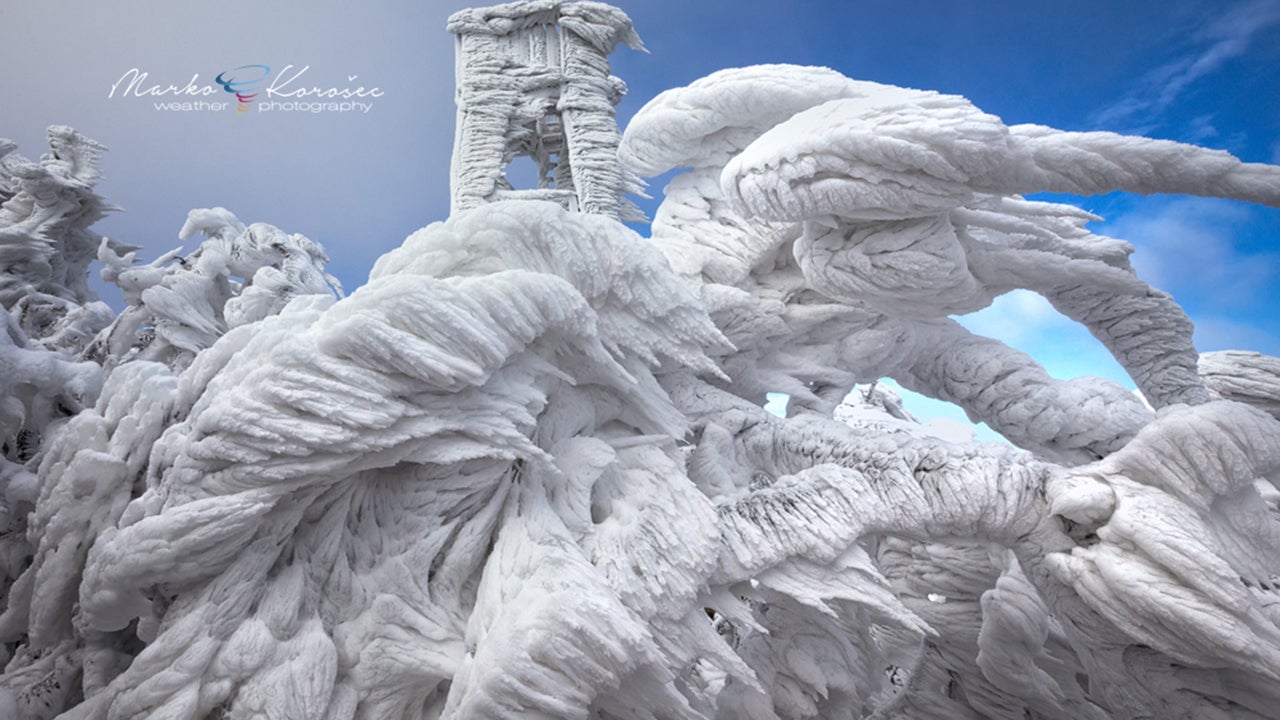 Incredible Ice Formations Atop Mountain in Slovenia (PHOTOS) | The ...