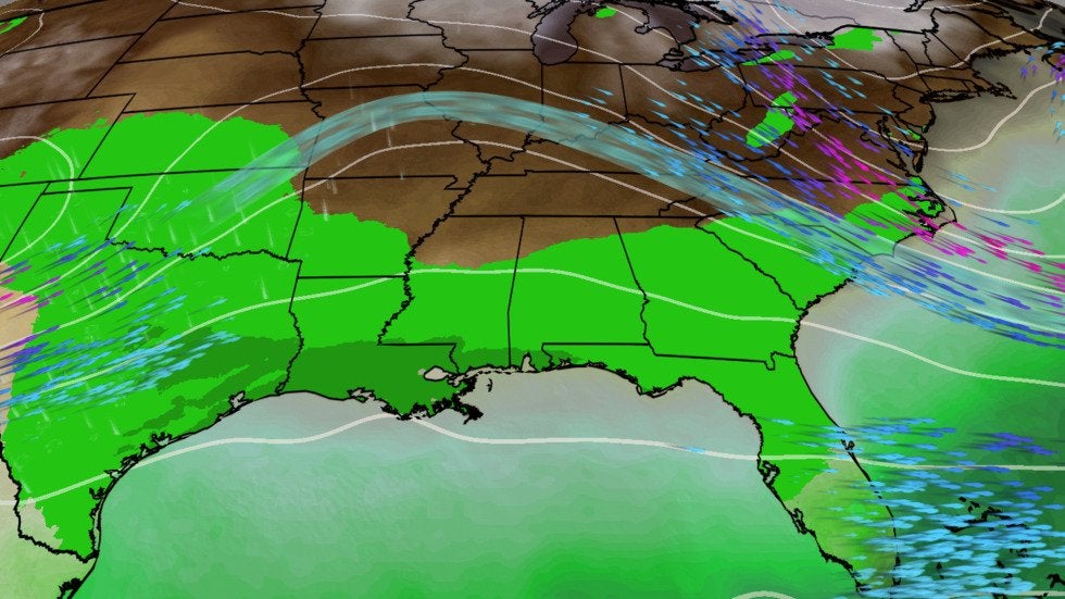 Rainy Start Of The Year In The South - Videos from The Weather Channel