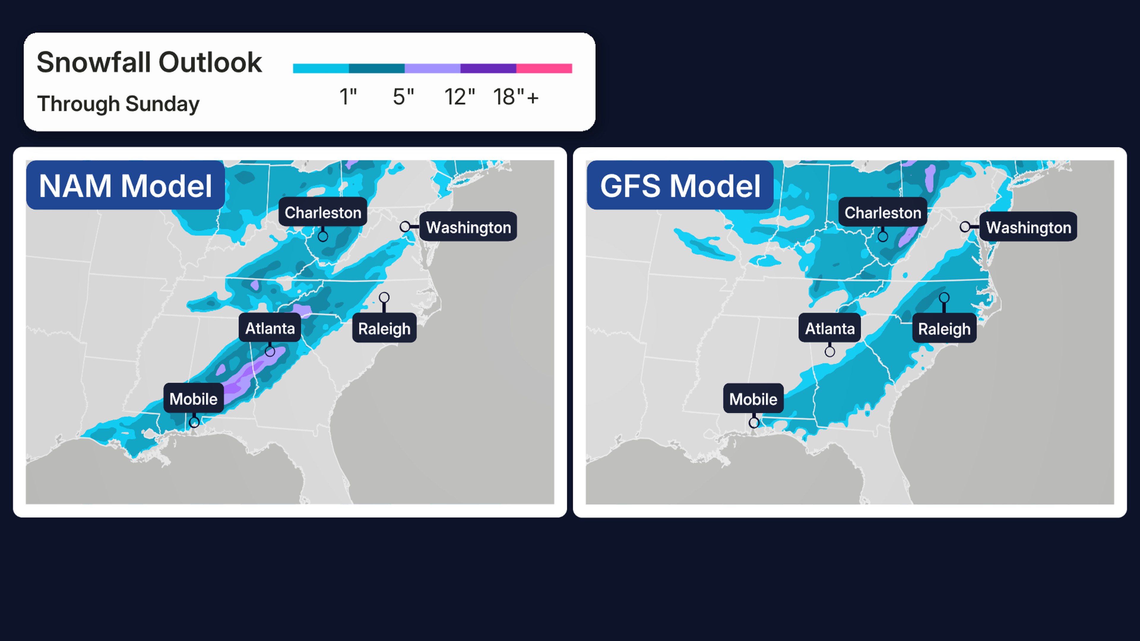 Potential Southern Snow This Weekend: Reality Or Model Noise? | Weather.com