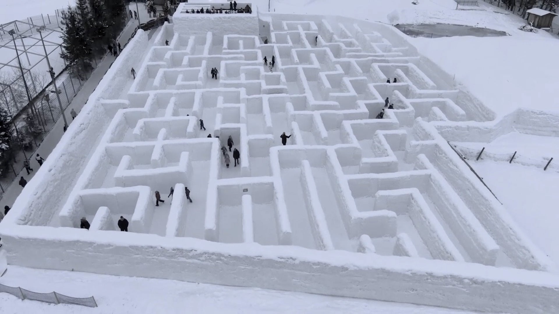 The World’s Biggest Snow Maze Is Here - Videos from The Weather Channel