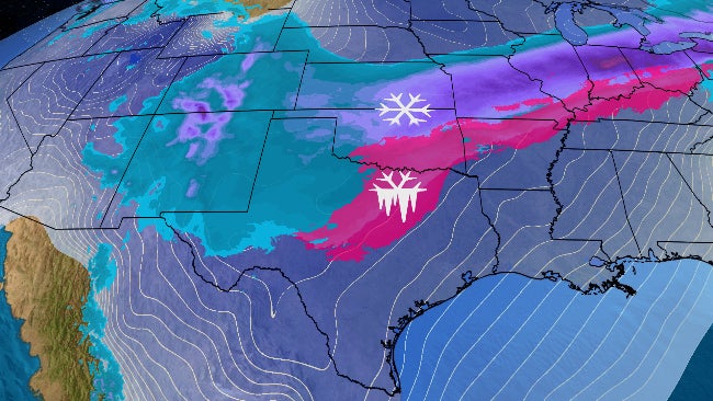 Another Texas, Oklahoma Cold Snap Has Arrived, But It Won't Be As Awful ...