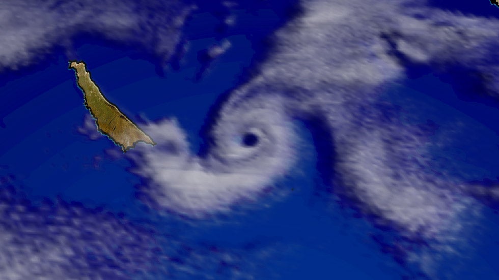 Cloud Swirl Resembles a Hurricane Off Southern California's Coast | The ...