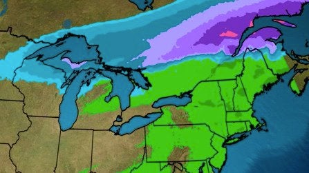 Winter Storm Nancy Spreading Snow and Ice Across the Northern Tier ...