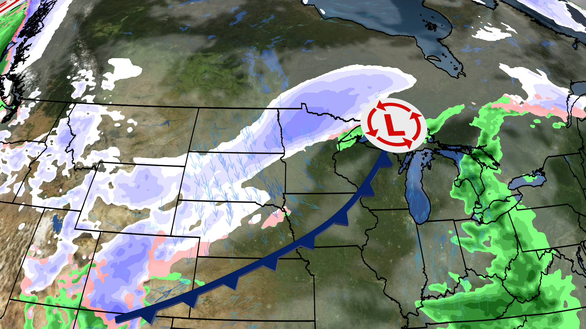 Snowy Winter Storm Noor Crashing Temperatures - Videos from The Weather ...