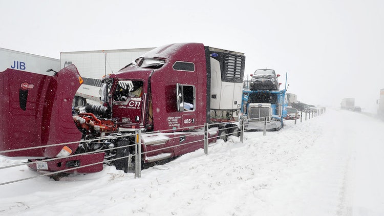 Winter Storm Quantum: Snowy, Icy Mess From the Rockies to the South and ...