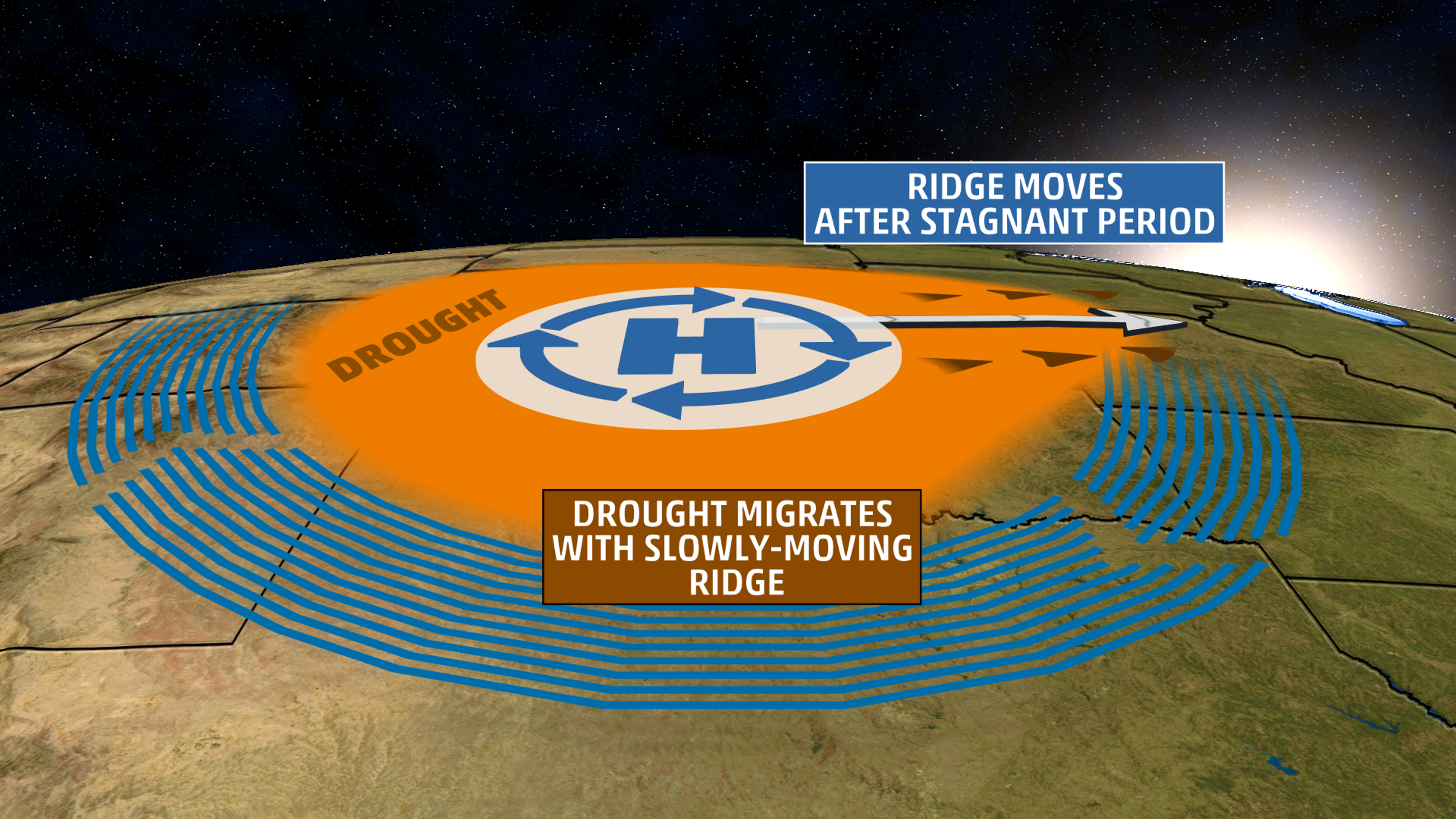 Study: Droughts Can Travel Like a Slow-Moving Hurricane | The Weather ...