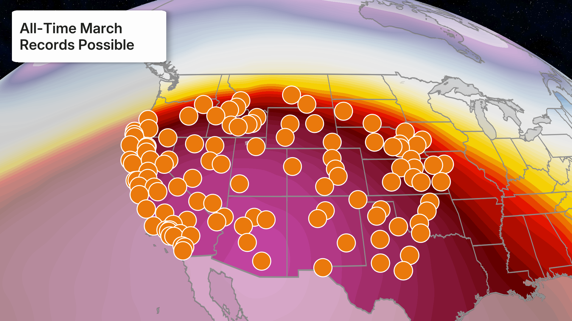 March Heat Wave Brings Record-breaking Temperatures to California ...