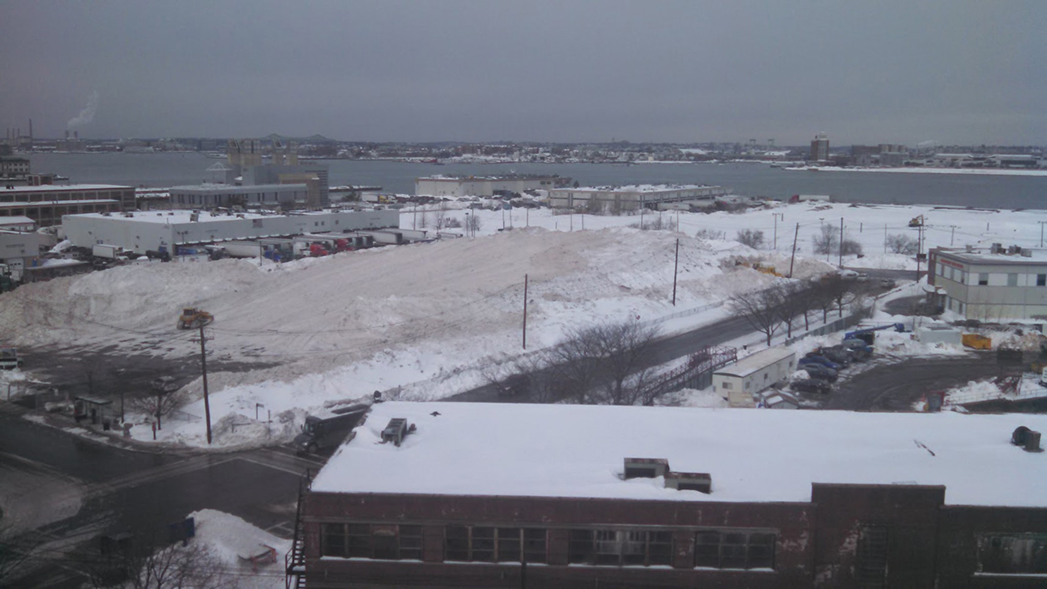 Boston Snow Pile, Left Over From Winter Storms, Still Hasn't Melted ...