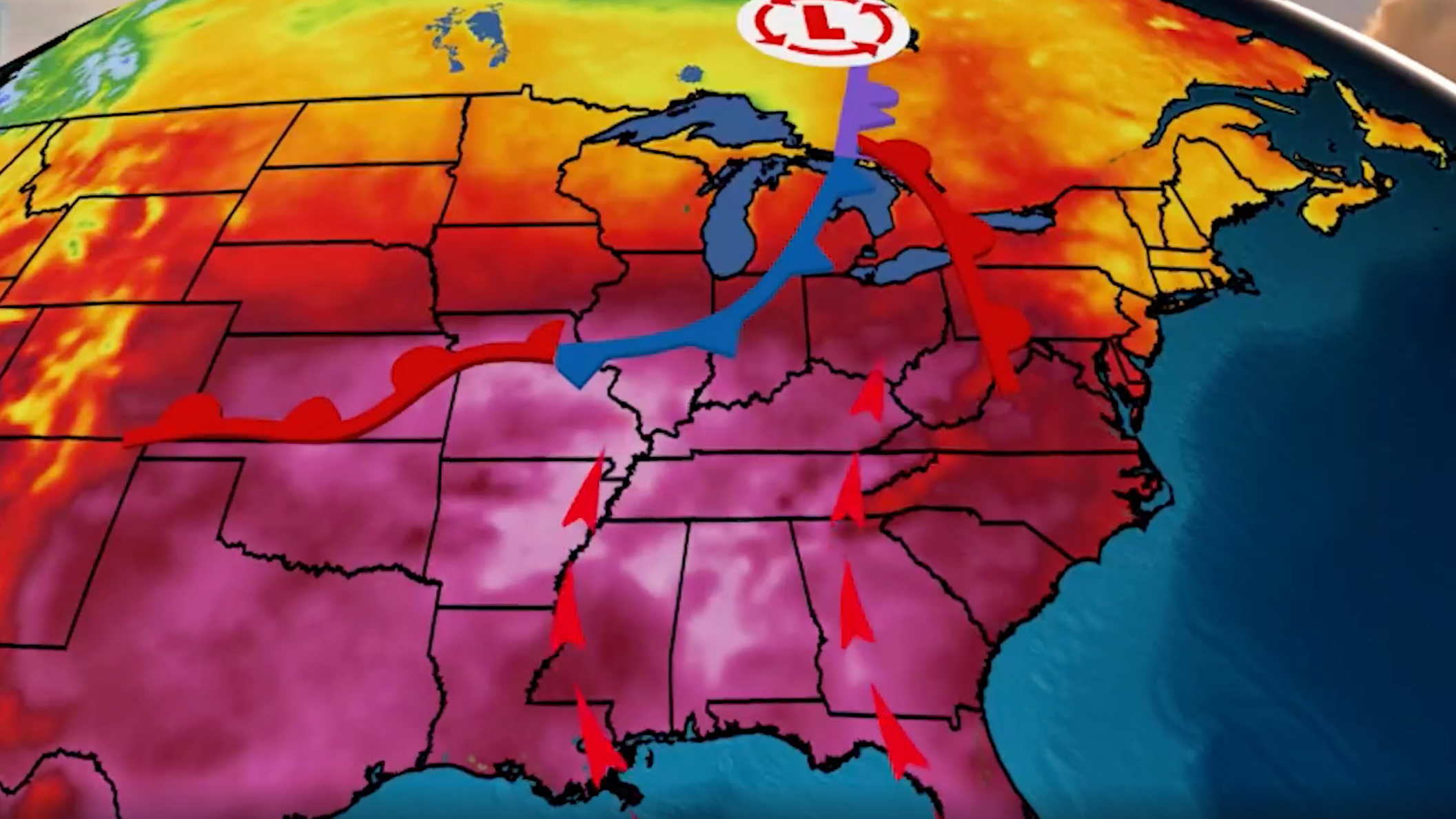 Lake Erie Waves Trigger State of Emergency - Videos from The Weather ...