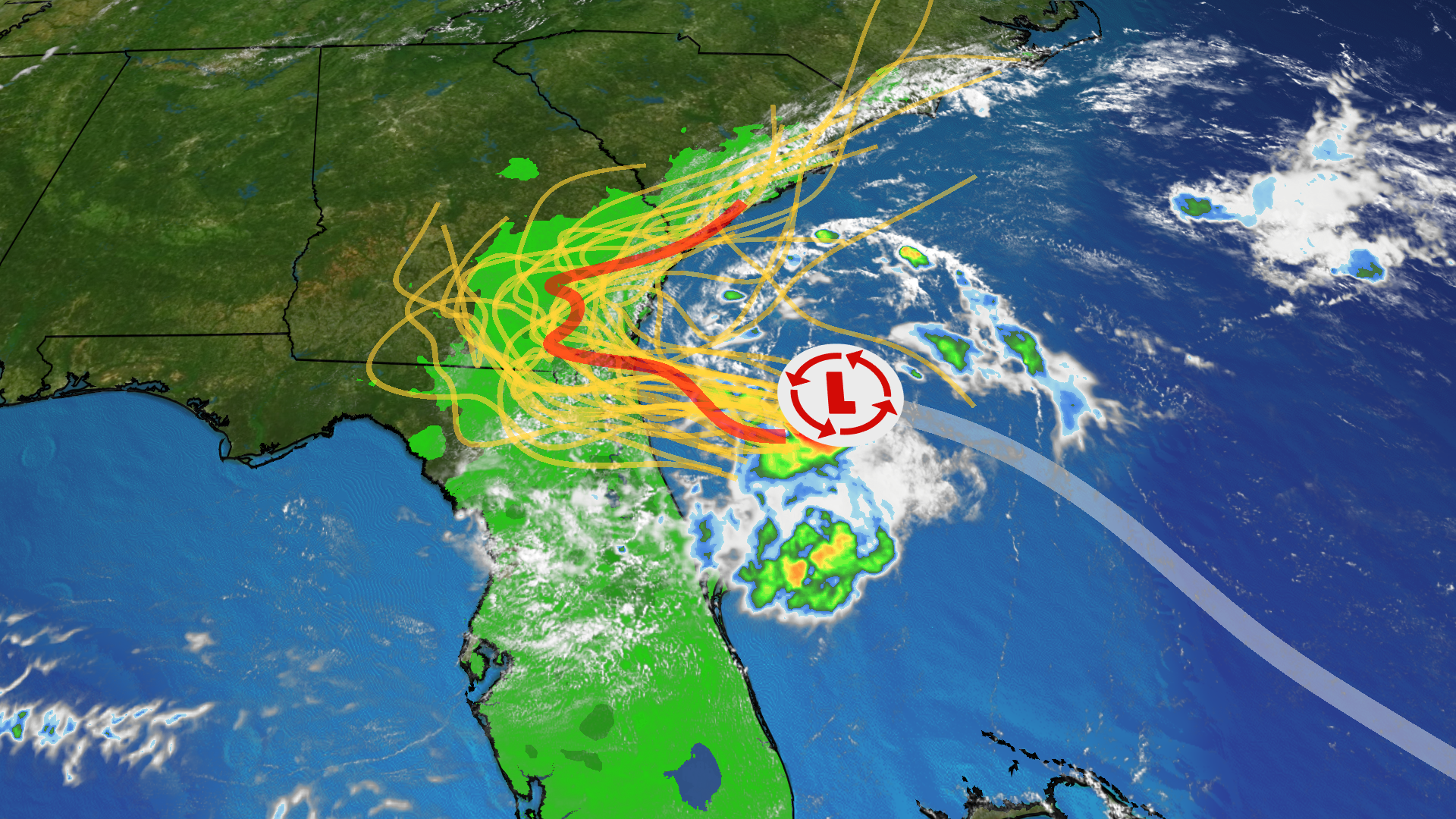 Southeast Coast Area Of Possible Tropical Development Will Enhance Rain ...