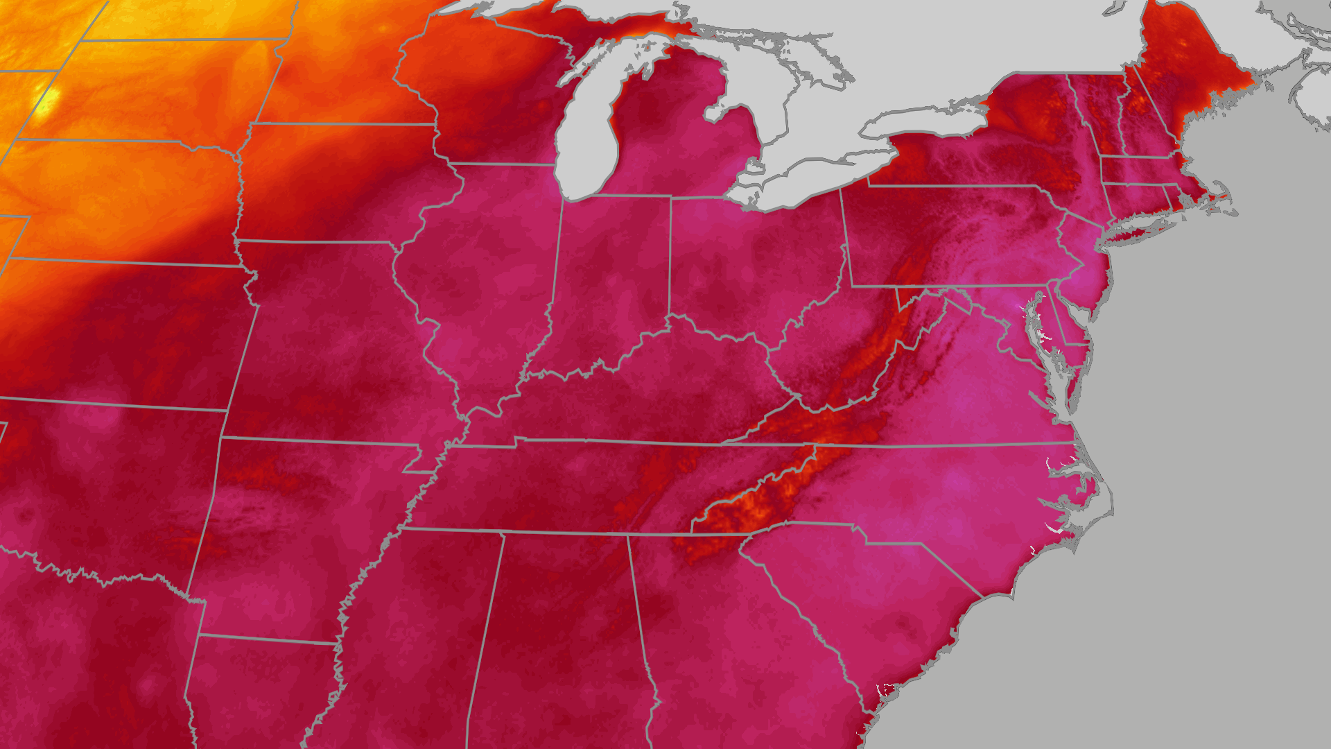 Record Breaking Heat Lingers Another Day In Midwest, Builds In The ...