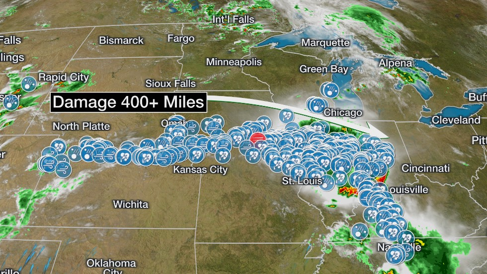 After 500-Mile Derecho, More Storms Possible - Videos from The Weather ...