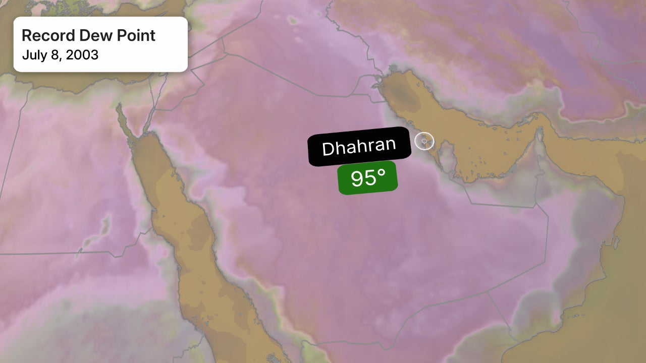 On This Date: World Record Dew Point In Saudi Arabia | Weather Underground