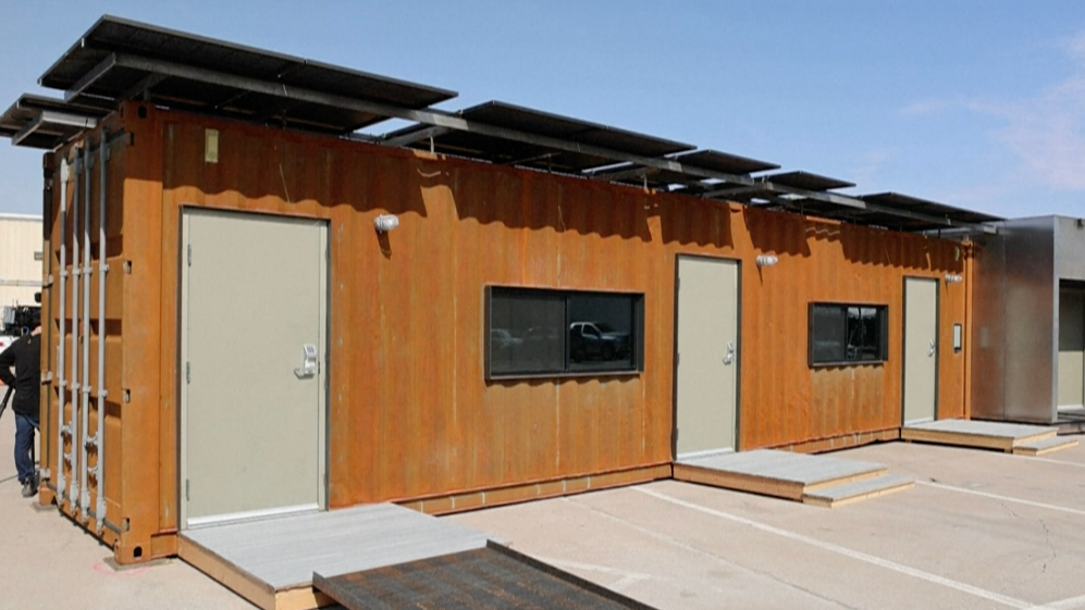 Shipping Container Homeless Shelters Open - Videos from The Weather Channel