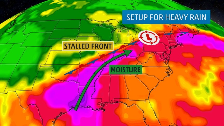 Flooding Possible During Multi-Day Heavy Rain Event From Western Gulf ...