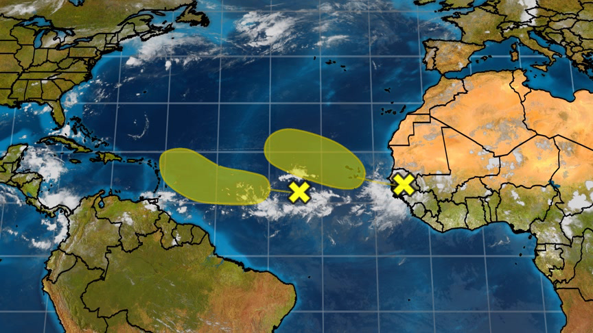 African Tropical Wave Train Getting Going - Videos from The Weather Channel