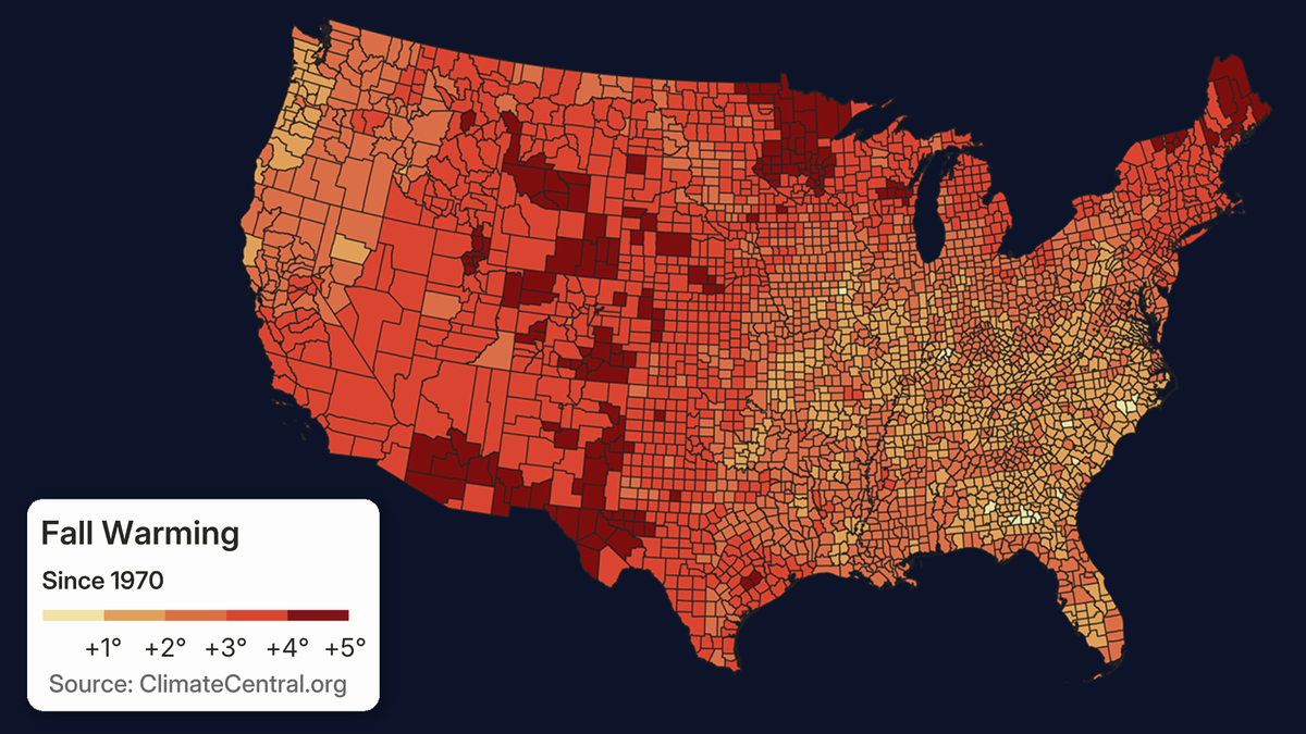 Climate Change Is Driving Up Fall Temperatures | Weather.com