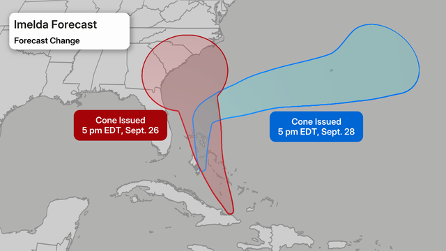 Hurricanes Humberto and Imelda's Intertwined R ecap | Weather.com
