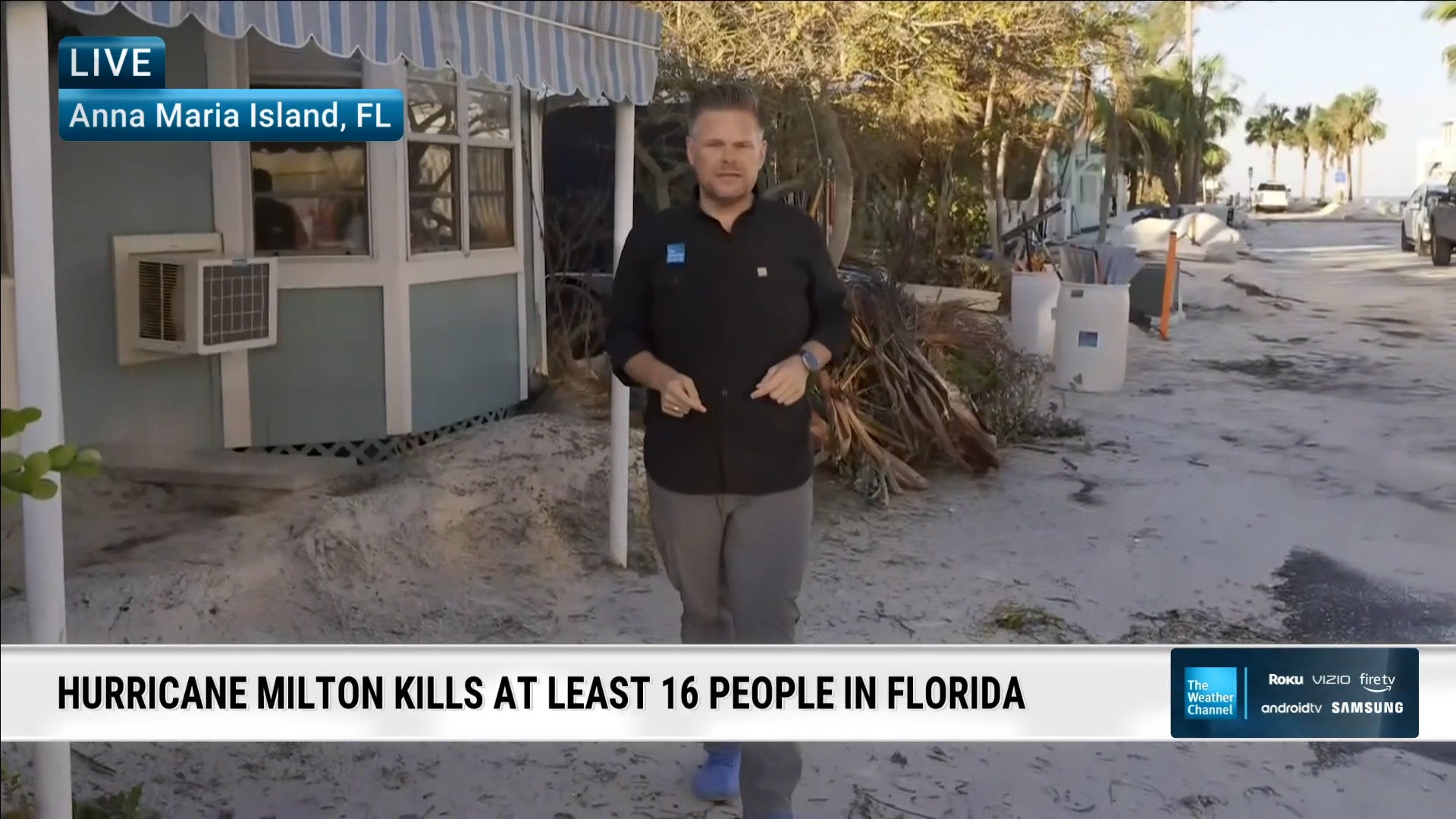 First Look At Idalia Landfall Zone - Videos from The Weather Channel