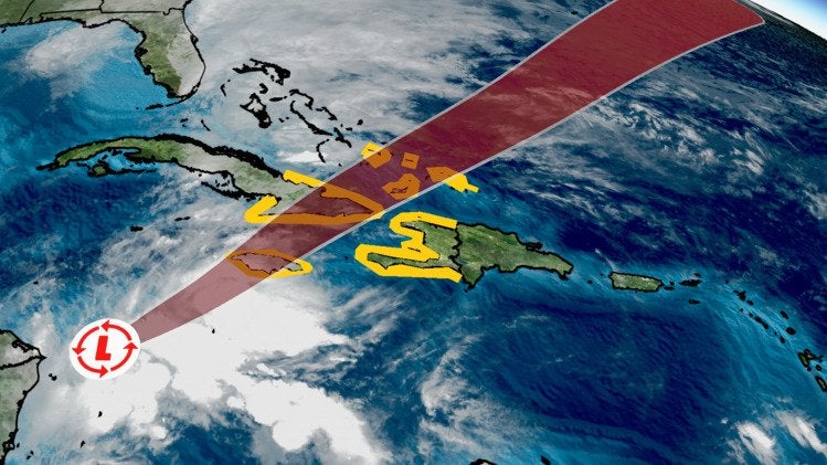 Tracking Tropical Disturbance In Caribbean - Videos from The Weather ...