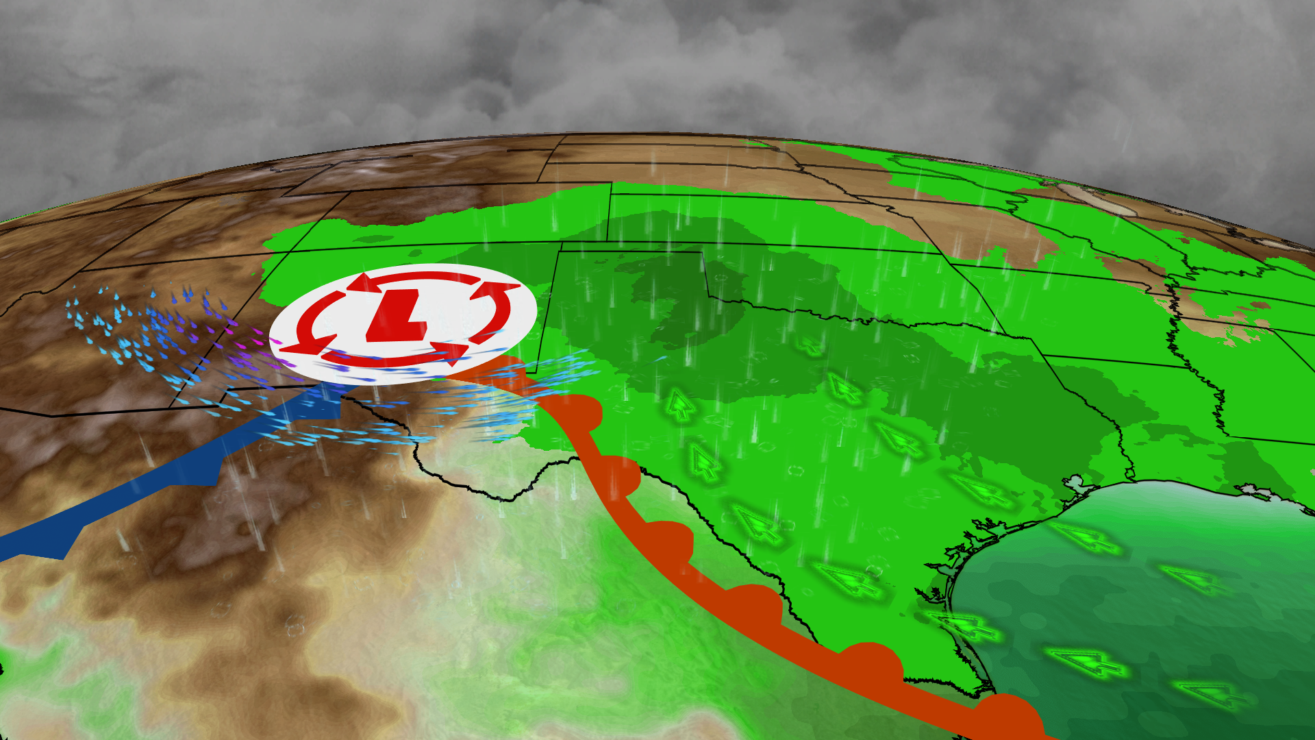 Slow Storm Sweeps Southern States - Videos from The Weather Channel