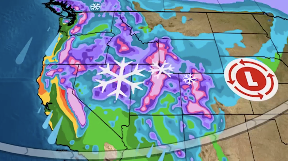 Rainy and Snowy Week Ahead In The West - Videos from The Weather Channel