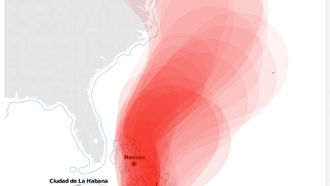 Evolution of Sandy's Projected Path | The Weather Channel