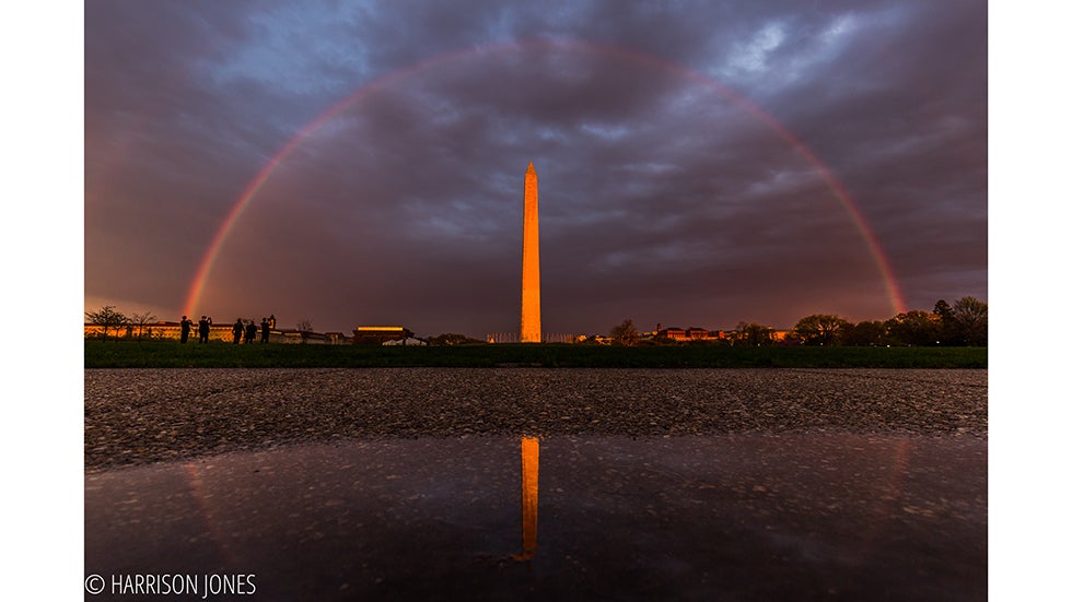 Watch Rare Double Rainbow Spotted In Virginia Wnct Eye Candy: Hublot