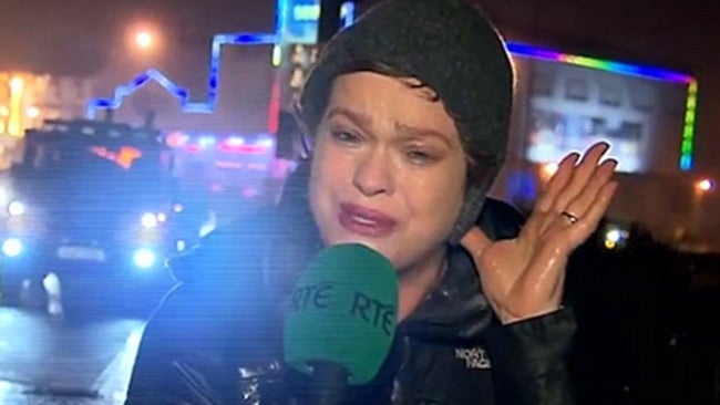 Irish TV Reporter Powers Through Storm Desmond, Becomes Internet ...