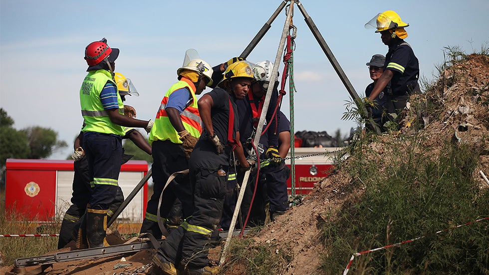 South African Gold Mine Collapse: As Many As 200 Workers Hiding in Mine ...