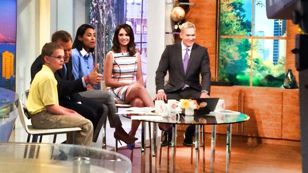 The Weather Channel Hosts Make-a-Wish Visitor Daniel Weaver | The ...
