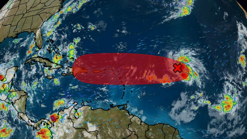 A Tropical Depression May Form And Head Toward The Lesser Antilles ...