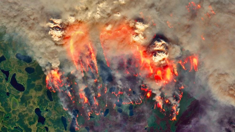 100+ Zombie Fires Race Through Arctic, Set Record - Videos from The ...