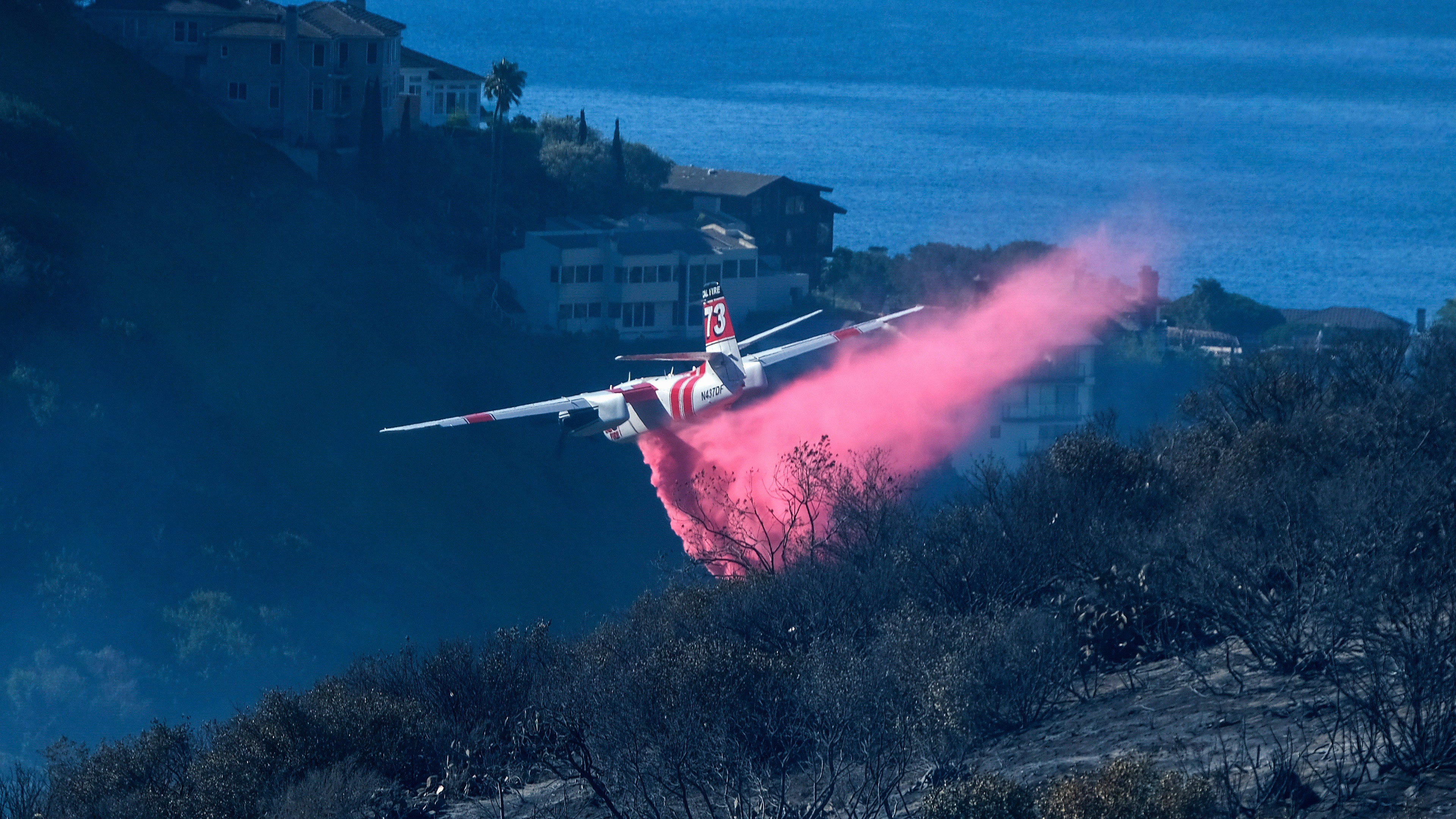 Wildfire Fueled by High Winds Forces Evacuations in Laguna Beach ...