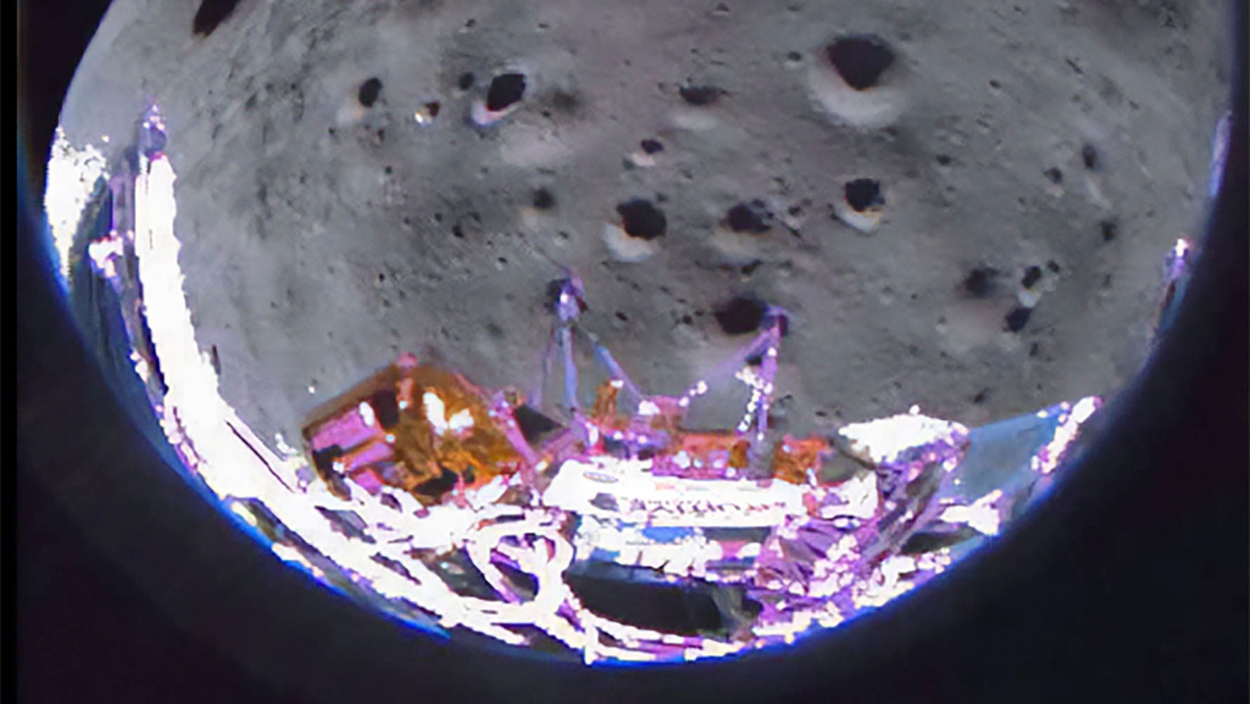 Odysseus Moon Lander Is On Its Side | Weather.com