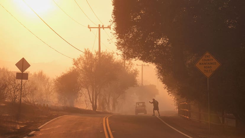Canyon Fire Pictures: Wildfire Forces Evacuations In California ...