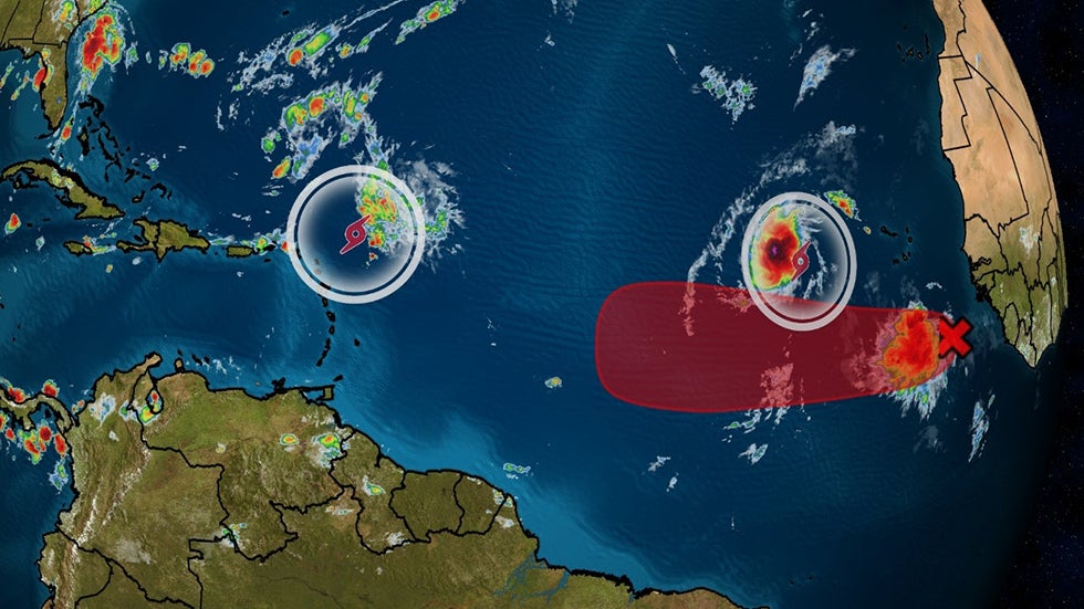 Atlantic Tropical Storms Peter and Rose Could Be Followed By a Third ...