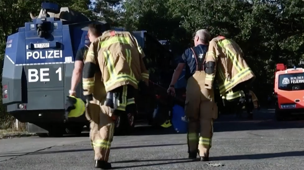 Explosions Spark Fire In Berlin Urban Forest - Videos from The Weather ...
