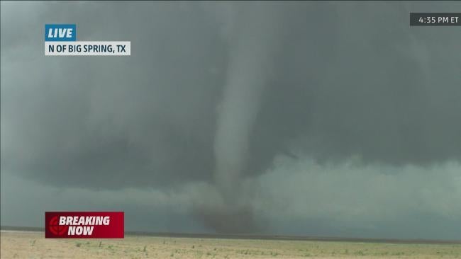 Tornado Forms Right in Front of Storm Chasers Near Midland, Texas | The ...