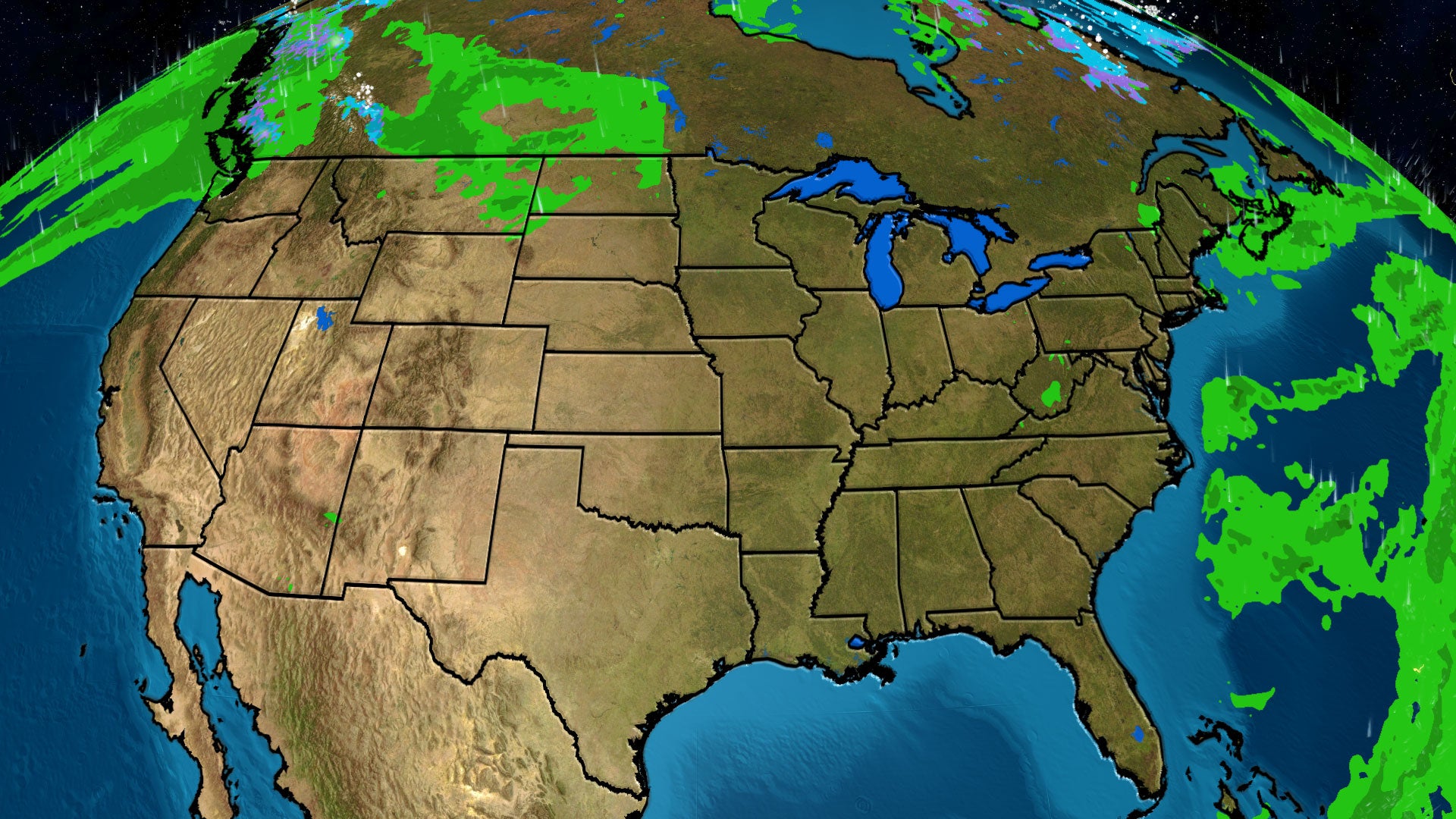 National Weather Map Todays