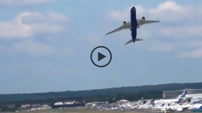 Jet Takes Off STRAIGHT Into the Sky | The Weather Channel