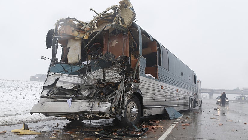 Snowy, Rain, Foggy System Hits Rockies; Weather Blamed for Bus Crash ...