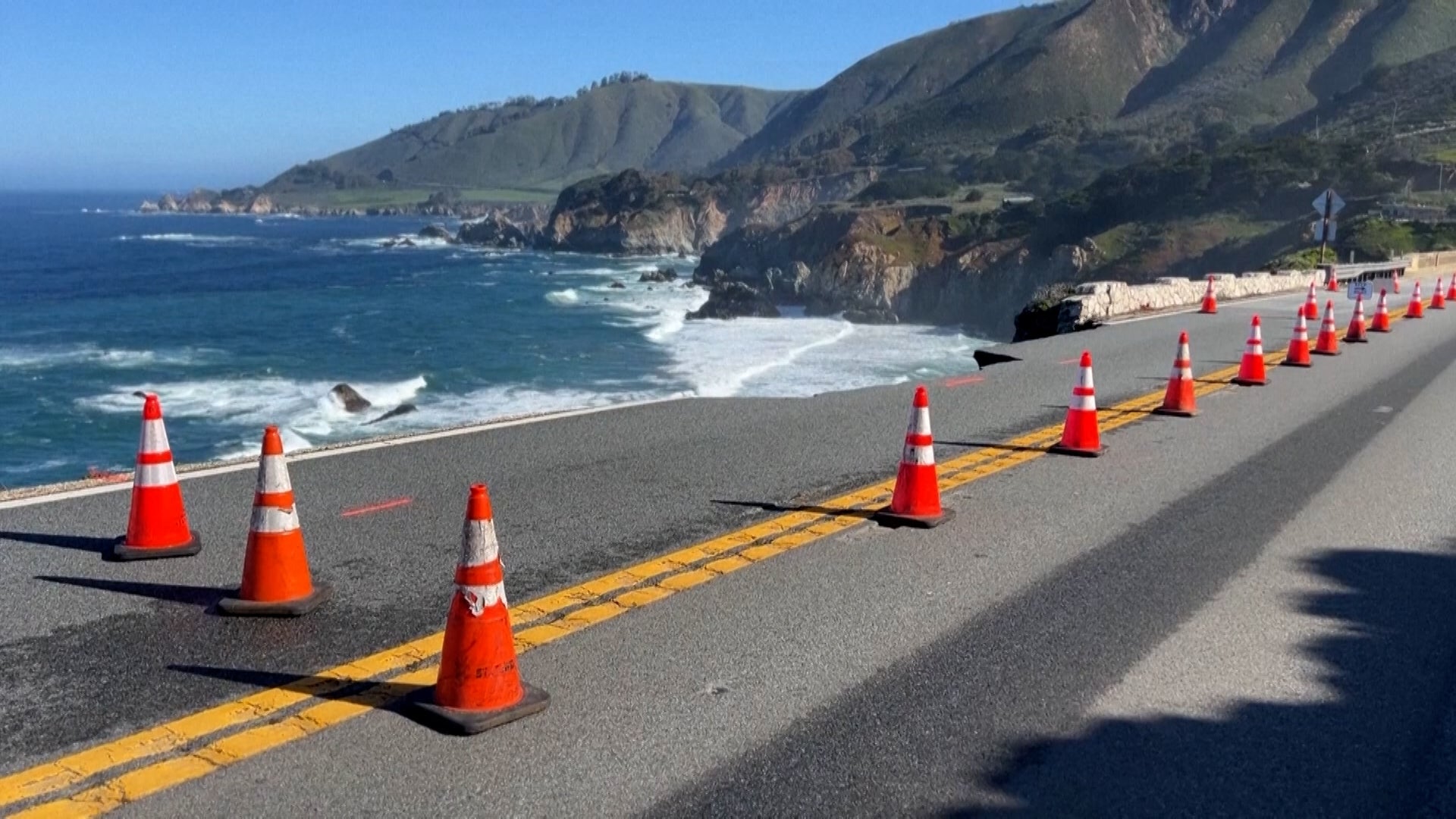 California's Iconic Highway Closed Again - Videos from The Weather Channel