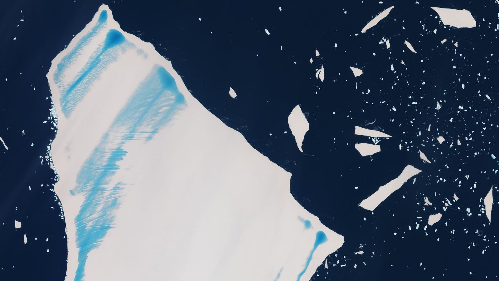 Wie der einst weltgrößte Eisberg zerfällt | Weather.com