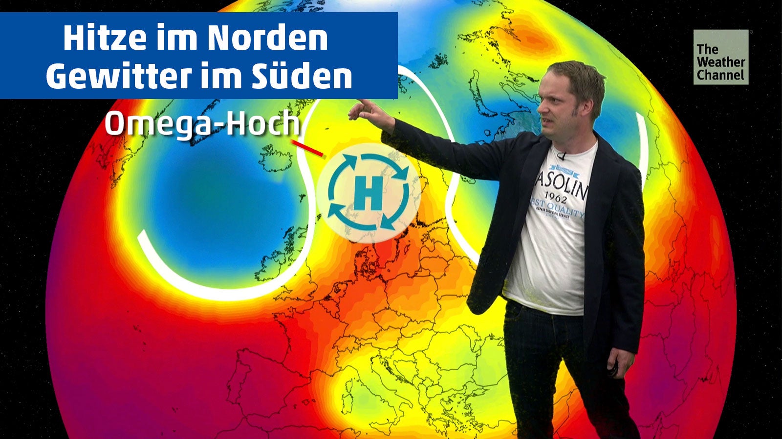 Omega-Hoch wirbelt Wetter durcheinander - Videos from The Weather Channel