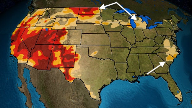 Western Drought Is Locked In, But Some Relief Is Ahead For Emerging ...