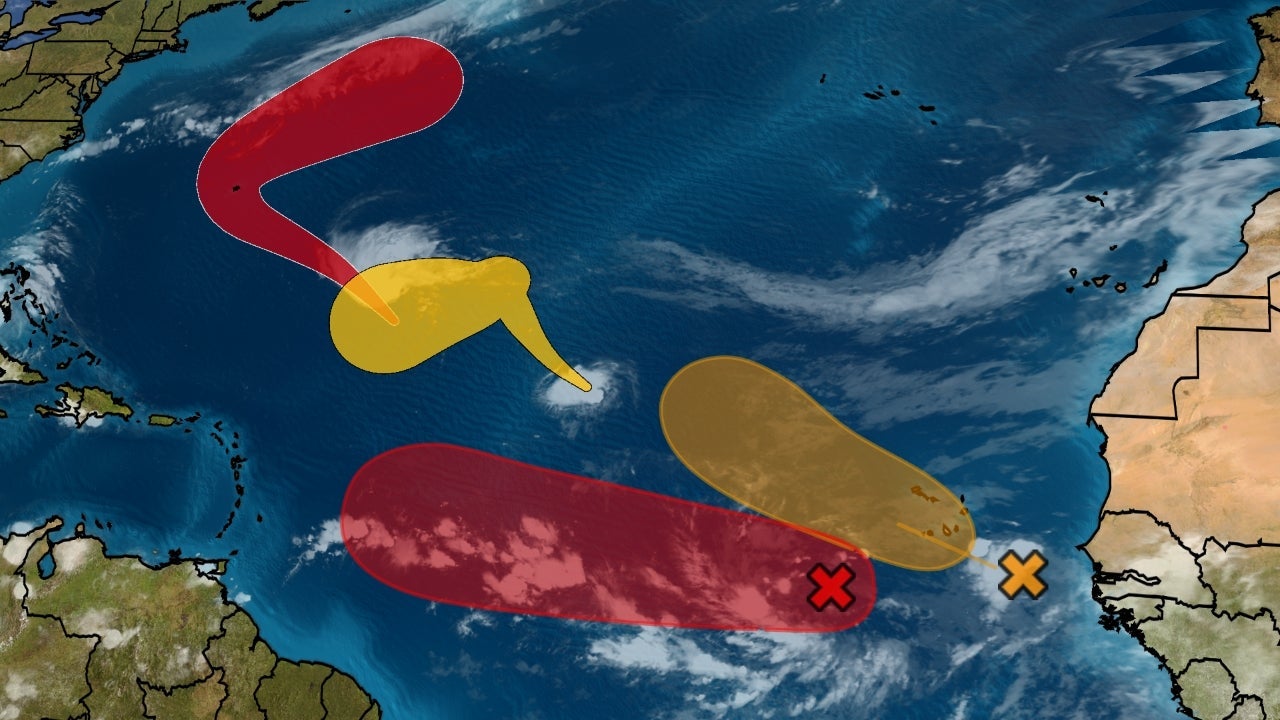 Twin Disturbances in the Eastern Atlantic Could Become New Threat to ...