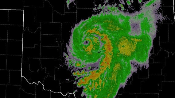 Tropical Storm Erins Since The 1980s: An Oklahoma Eye, September 11th ...