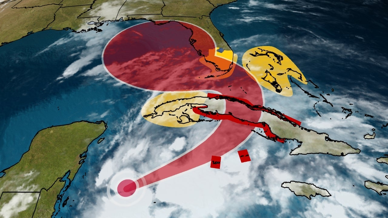New Watches Issued As Tropical Depression Eta Heads for Cuba, South ...