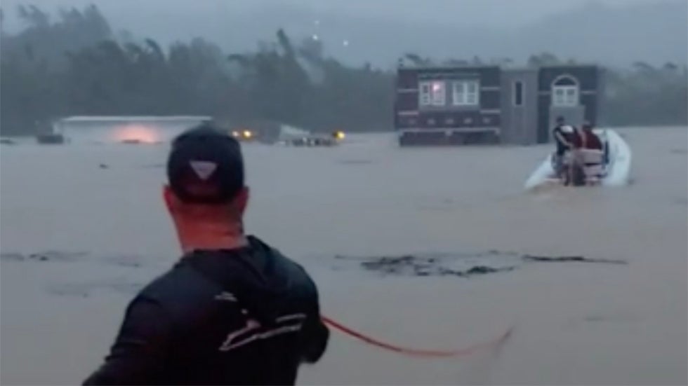 Family Trapped By Fiona Flooding - Videos from The Weather Channel